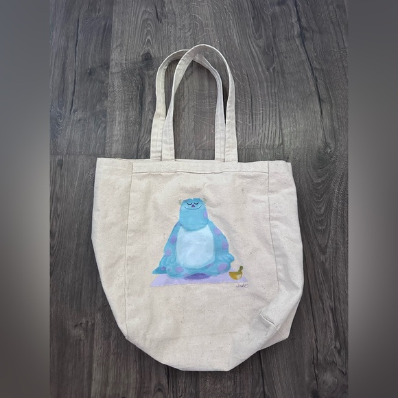 Bags | Pixar Tote Bag Featuring Monsters Inc Character Sully | Poshmark